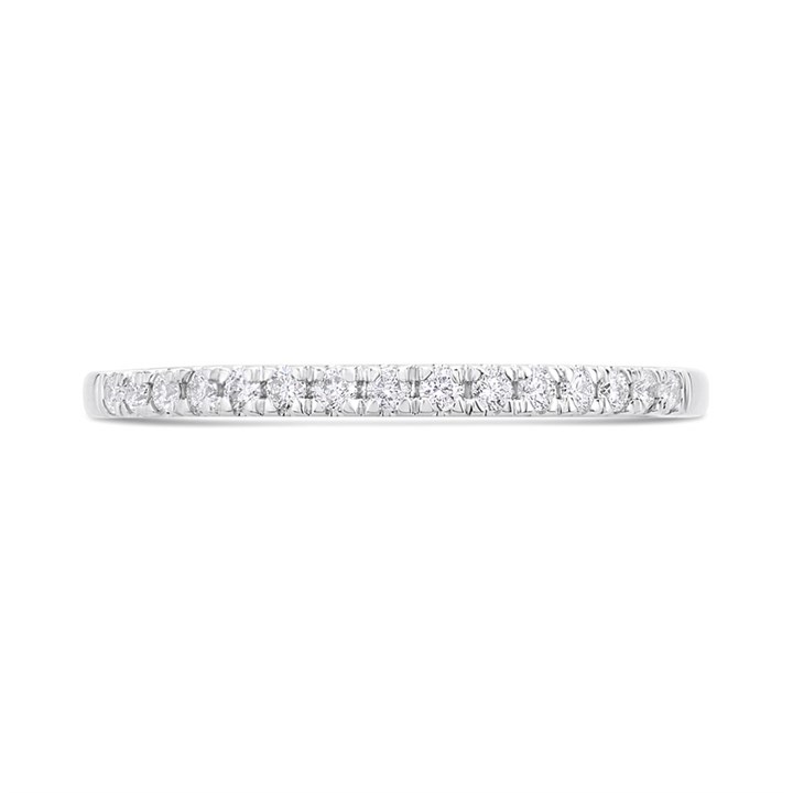 Platinum Bar-Set Diamond Half Eternity Ring - D08164 | Chapelle Jewellers