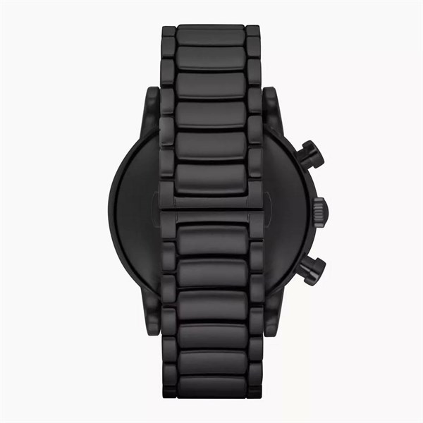 Emporio Armani AR1895 Chronograph Black IP Bracelet Watch - W65232 ...