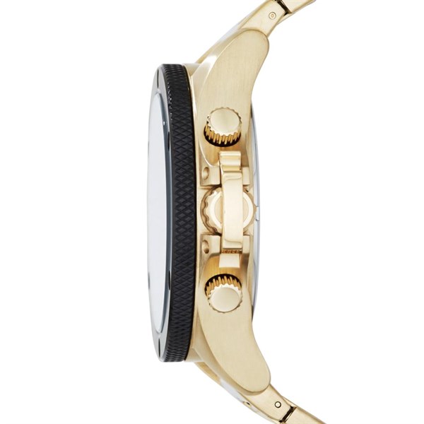 Armani Exchange AX1511 Gold Plated Chronograph Bracelet Watch - W65397 ...