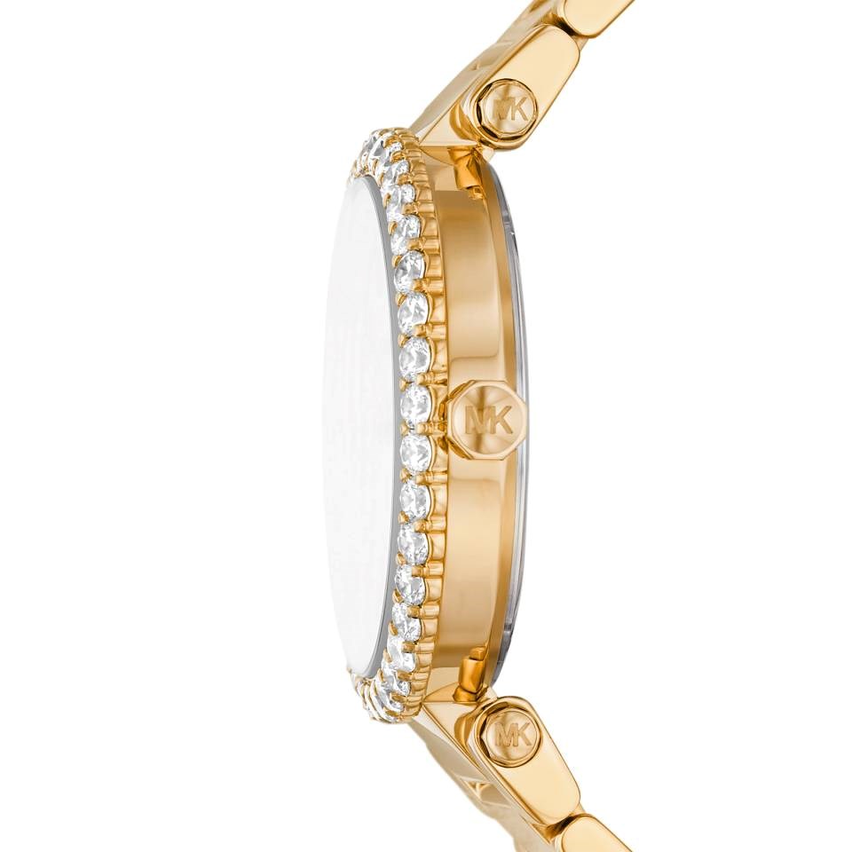 Michael Kors MK4693 Gold Plated Crystal Set Bracelet Watch - W08124 ...