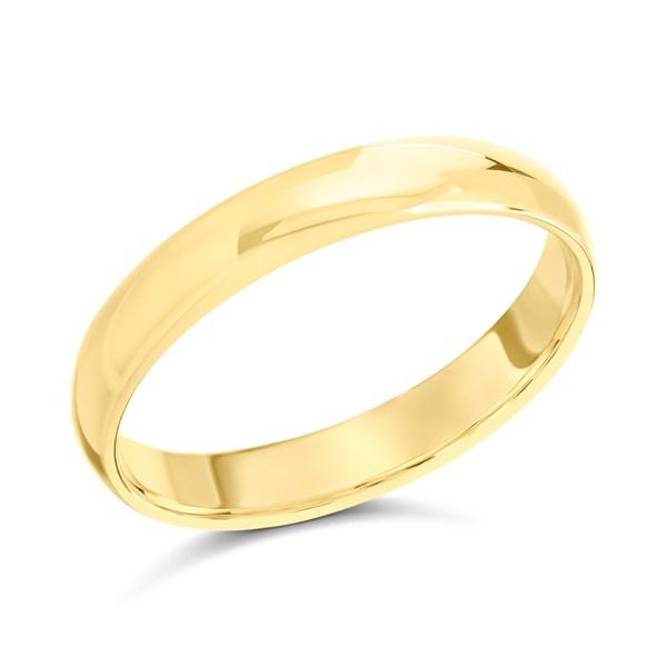 9ct Gold Court Wedding Ring - 4mm - X20009 | Chapelle Jewellers