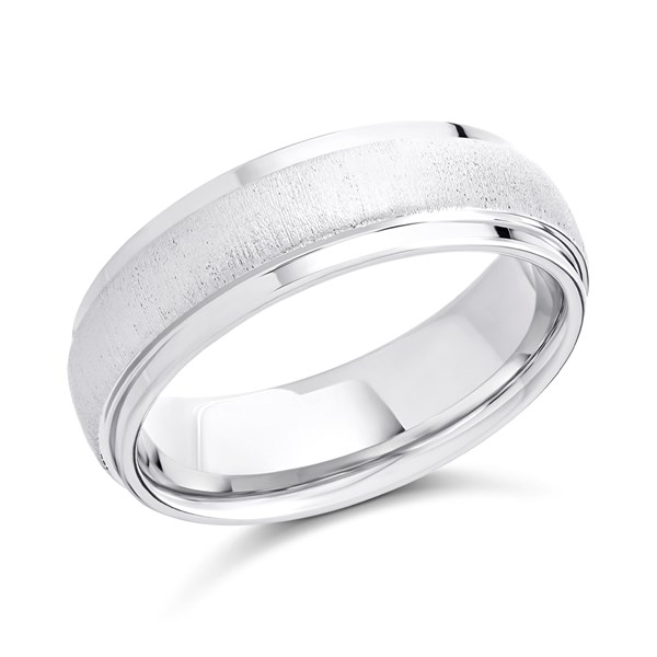Cobalt Satin Court Wedding Ring - 7mm - X20721 | Chapelle Jewellers