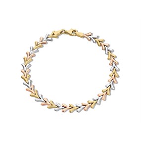 3 Colour Gold Jewellery, Three Colour Gold Necklaces & Earrings UK ...