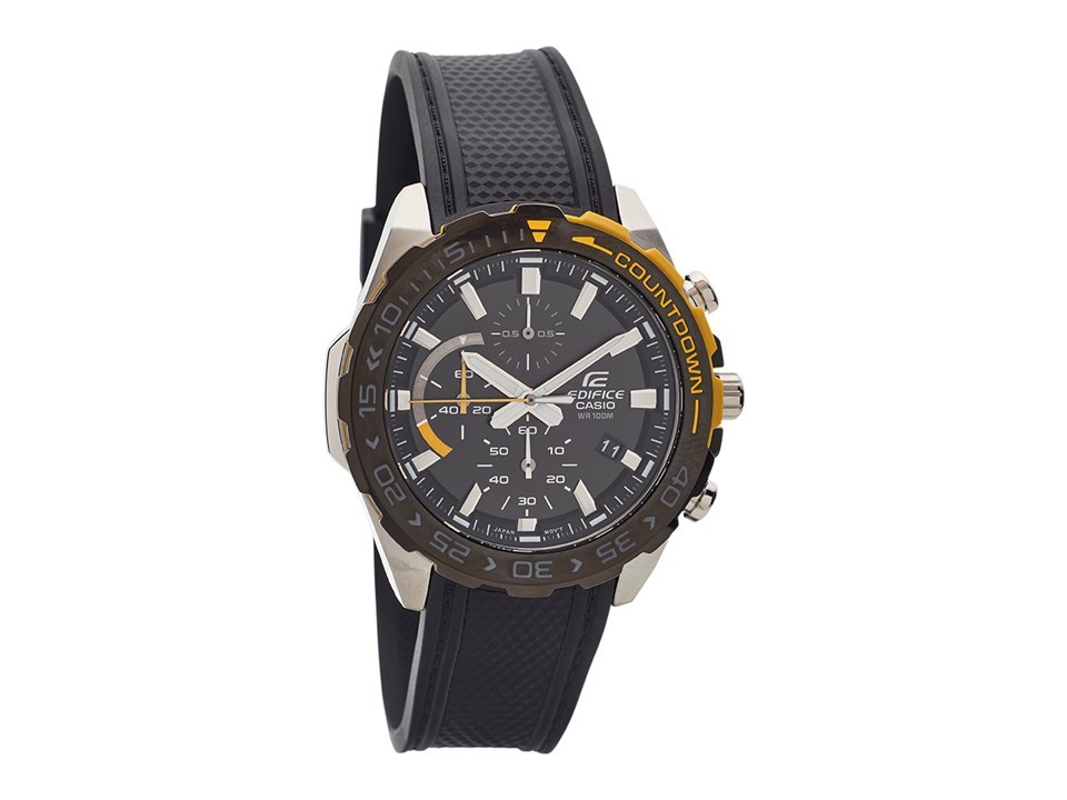 Casio Edifice EFR-566PB-1AVUEF Countdown Bezel Strap Watch - W17122 ...